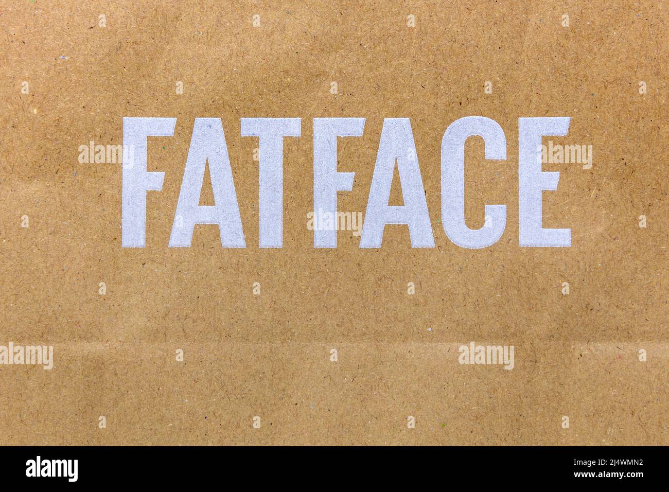 Fat face logo hi-res stock photography and images - Alamy