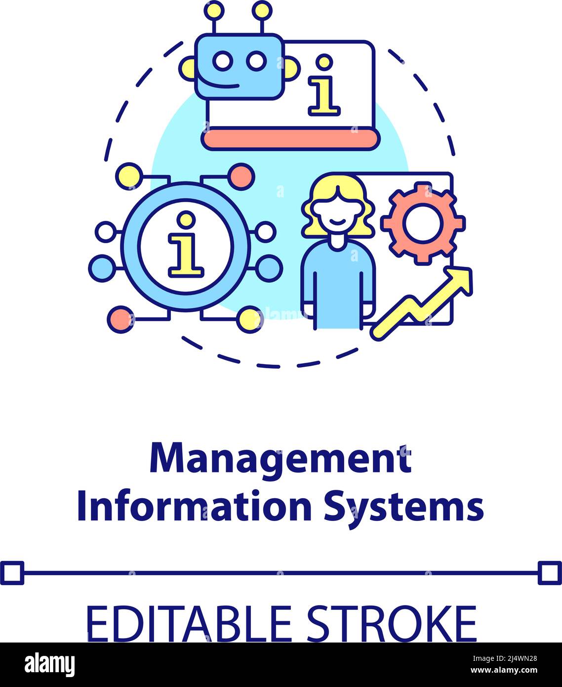 Management information systems concept icon Stock Vector Image & Art ...