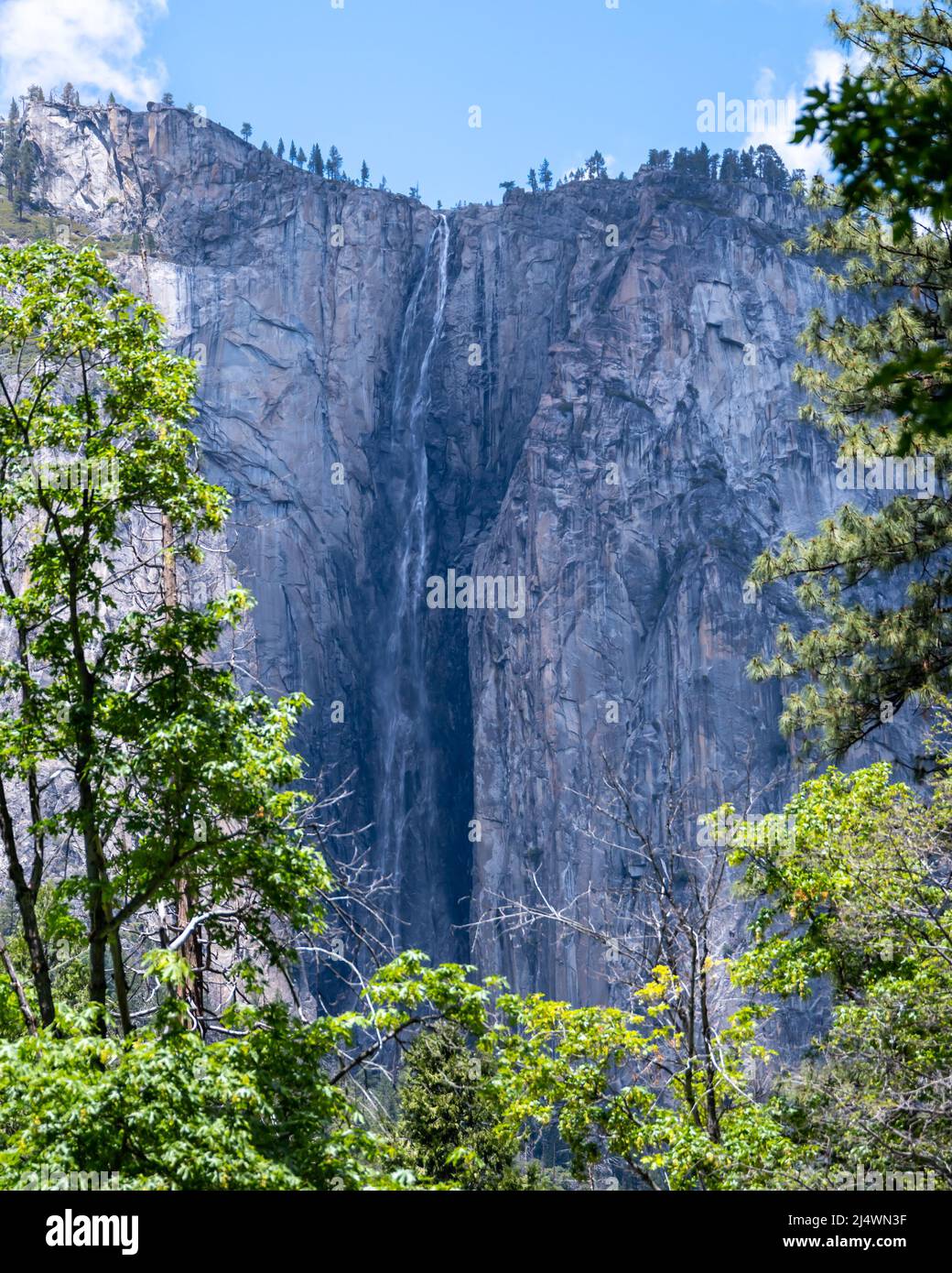 Horsetail Falls in Yosemite National Park, near Merced, California ...