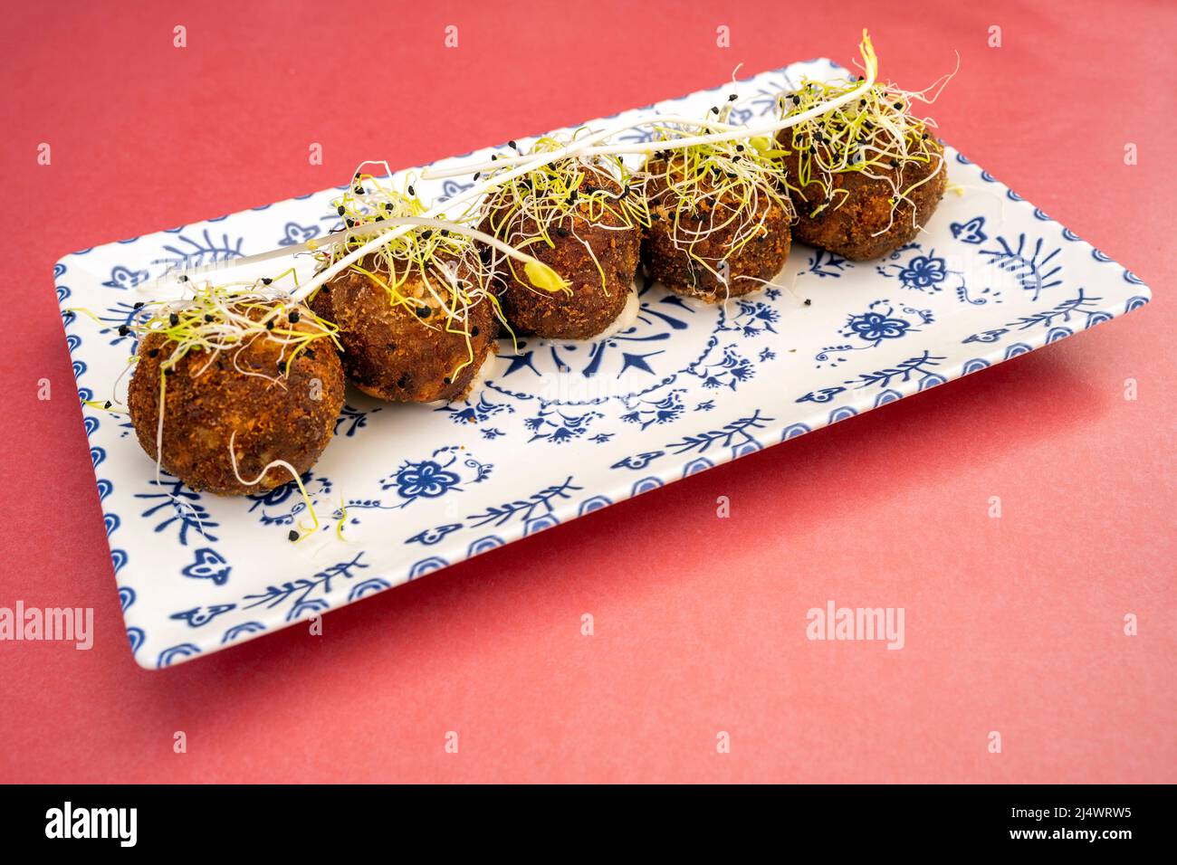 Spanish ham croquettes (croquetas), Valencia, Valencian Community ...