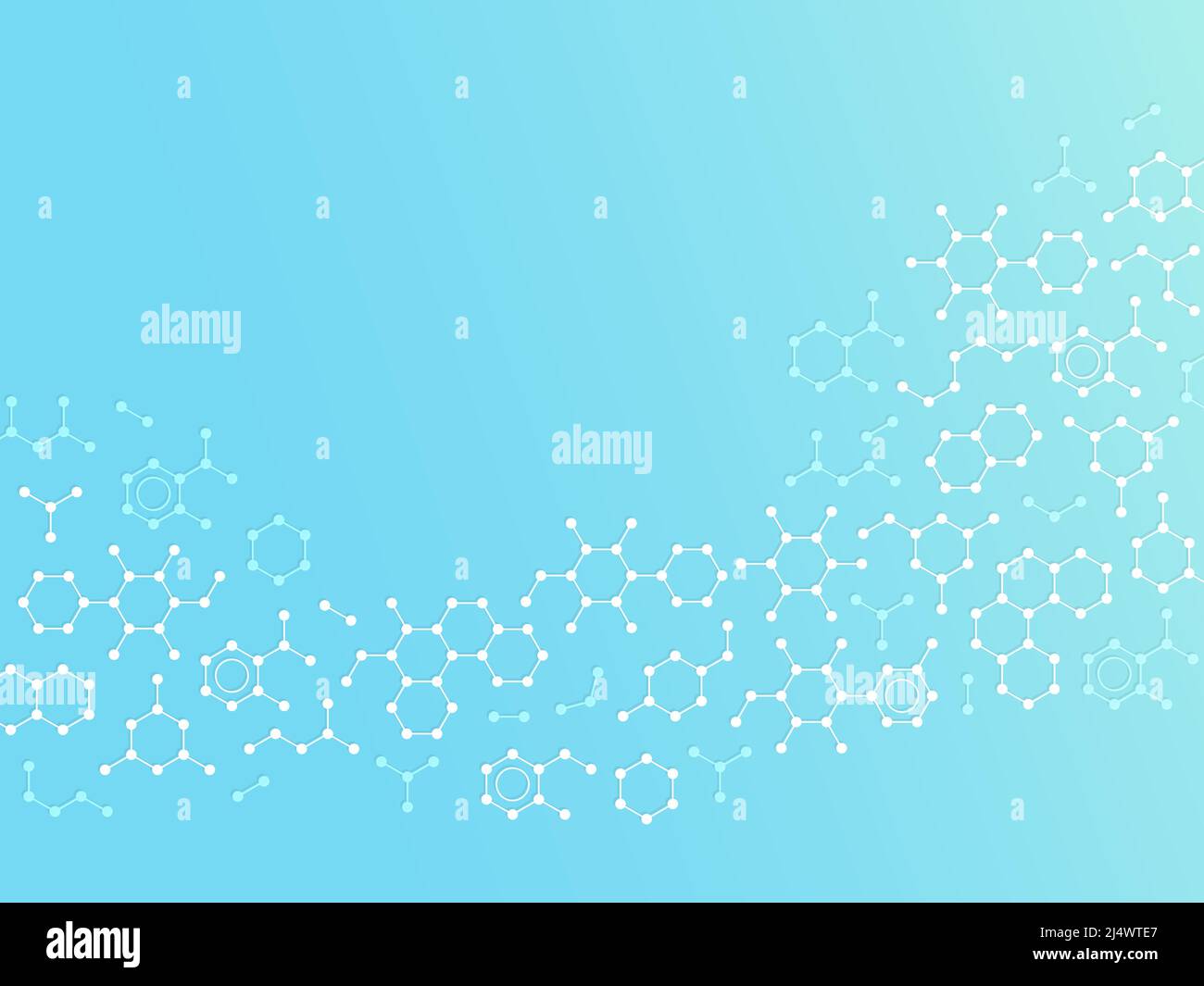 Molecular background. Digital molecule background for chemical and ...