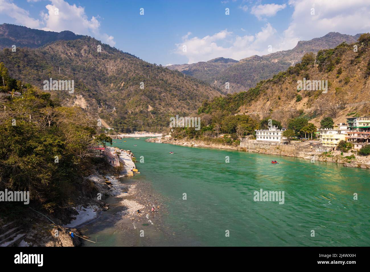 Ganges river aerial hi-res stock photography and images - Alamy
