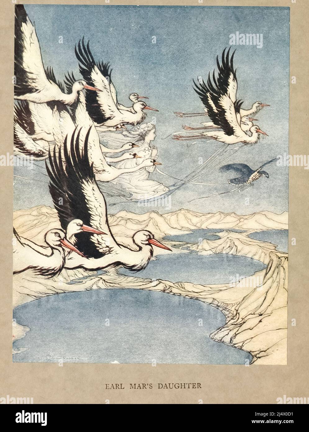 The birds carry the daughter away From the Ballad ' The Earl of Mar's ...