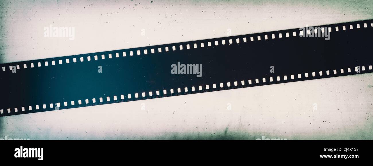 Vintage photography film strip 35 mm close-up, retro background Stock ...
