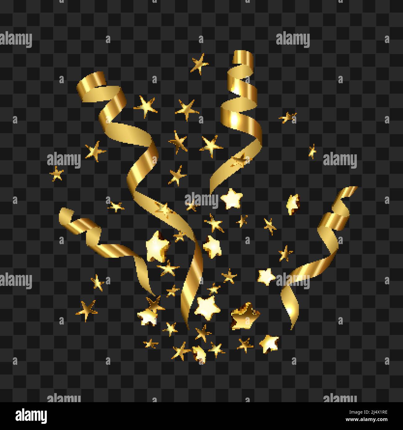 Confetti Explosion For Celebrate Fun Event Vector Stock Vector Image ...