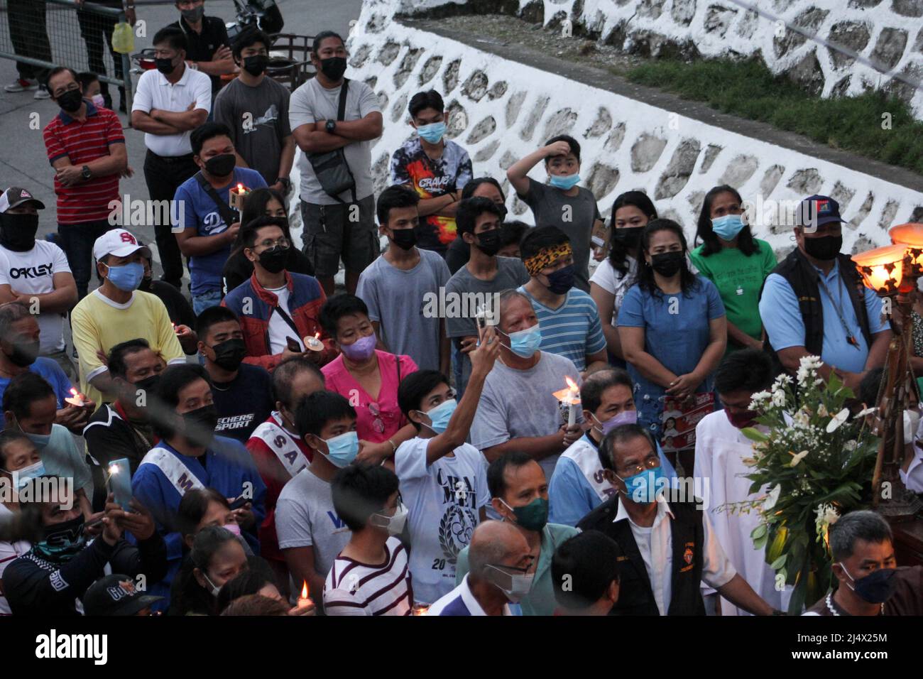 Palm sunday procession philippines hi-res stock photography and images ...