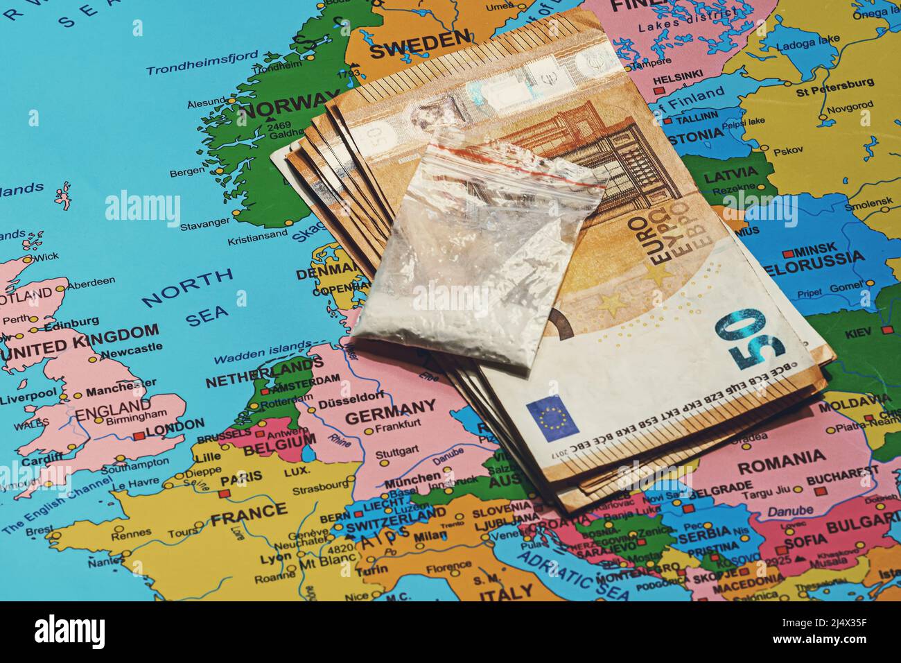 Drug trafficking in europe hi-res stock photography and images - Alamy