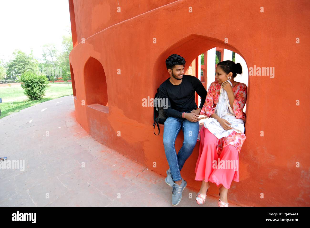 People visit the Historic Building Jantara Mantar on World Heritage Day ...