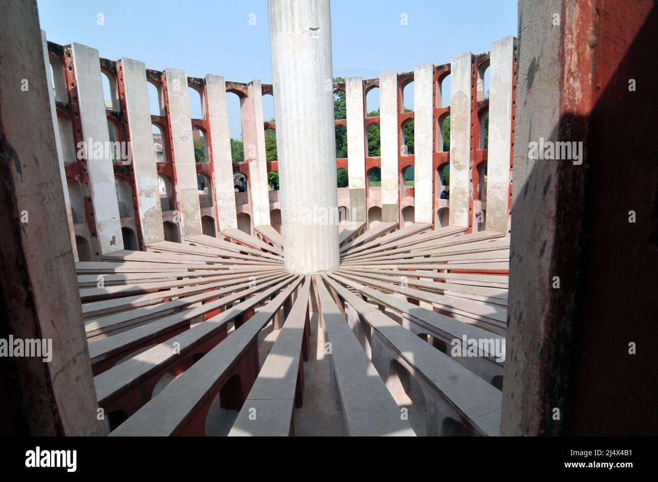 People visit the Historic Building Jantara Mantar on World Heritage Day ...
