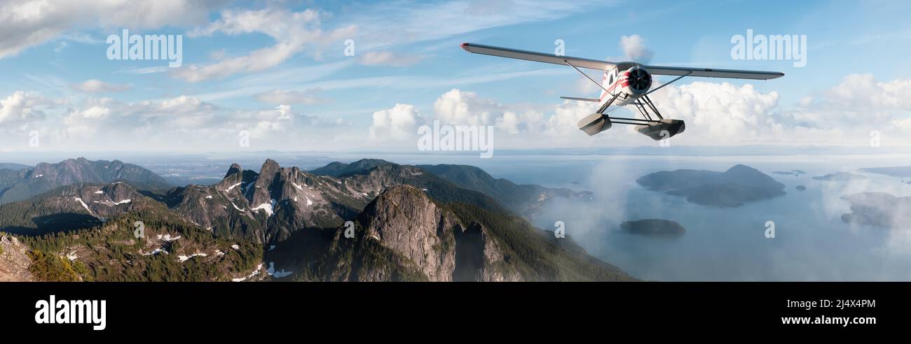 Seaplane flying over pacific hi-res stock photography and images - Alamy