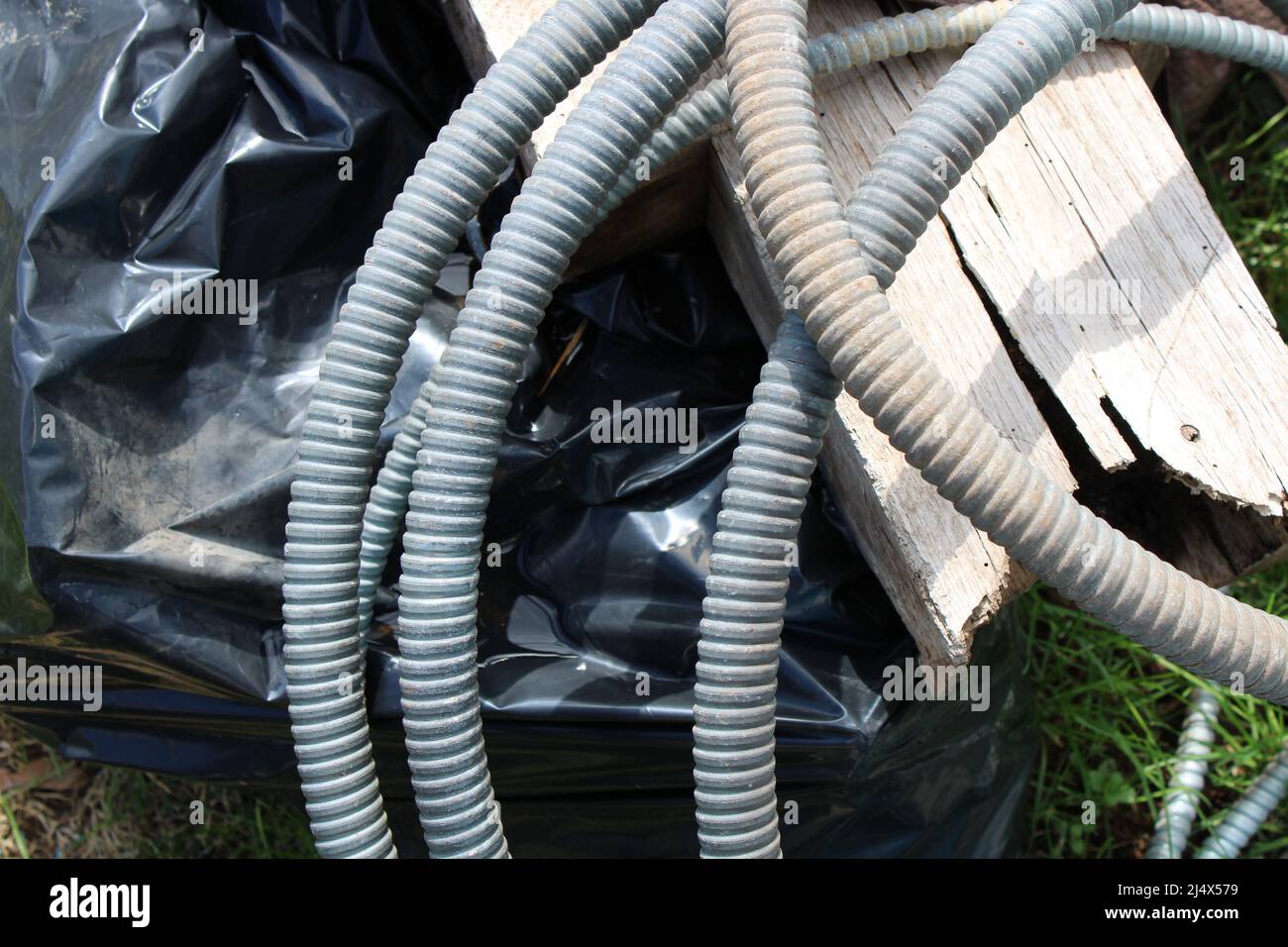 Demolition Debris from a Kitchen Renovation Stock Photo - Alamy