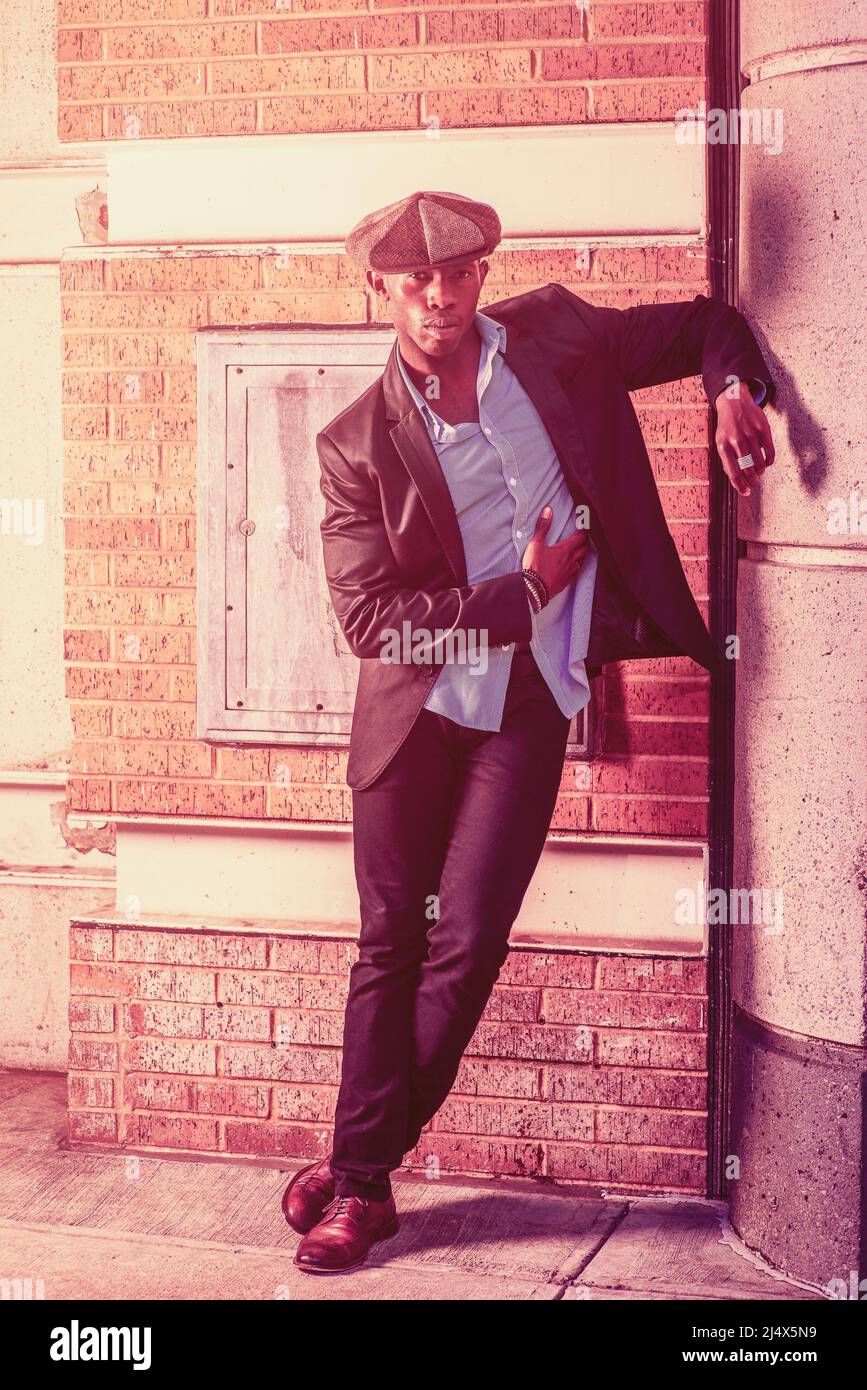 Black Boy Standing In Corner