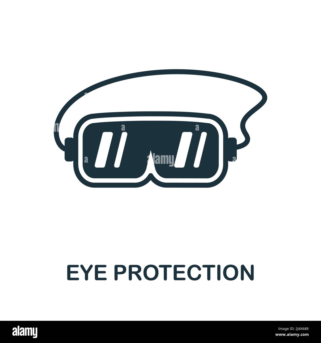 Eye Protection icon. Monochrome simple Eye Protection icon for ... Eye Protection icon. Monochrome simple Eye Protection icon for ...