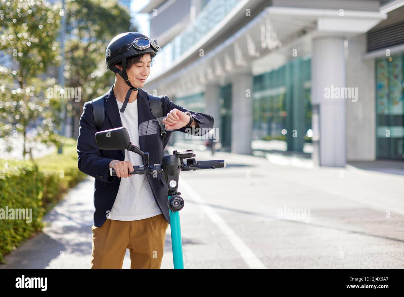 Check electric scooter hi-res stock photography and images - Alamy