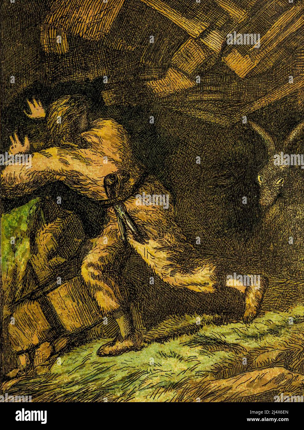 Cave drawing goat hi-res stock photography and images - Alamy