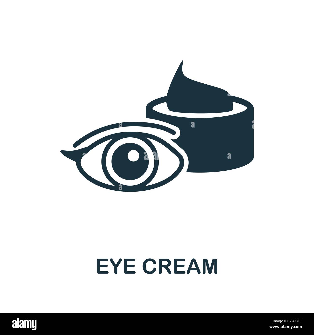 Eye Cream icon. Simple element from skin care collection. Creative Eye ...