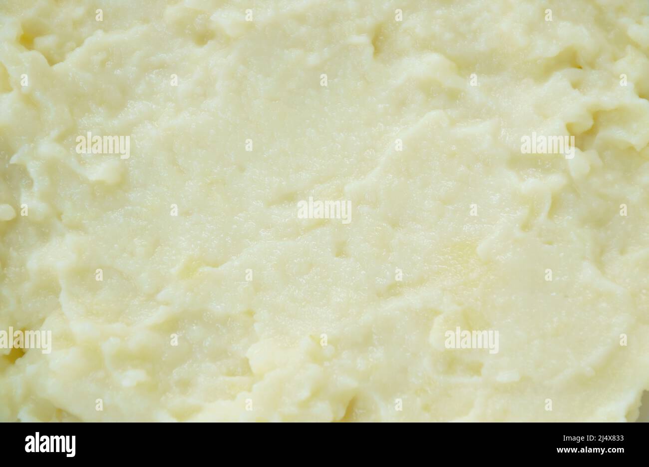 mashed potato with salt on plate background and texture Stock Photo - Alamy