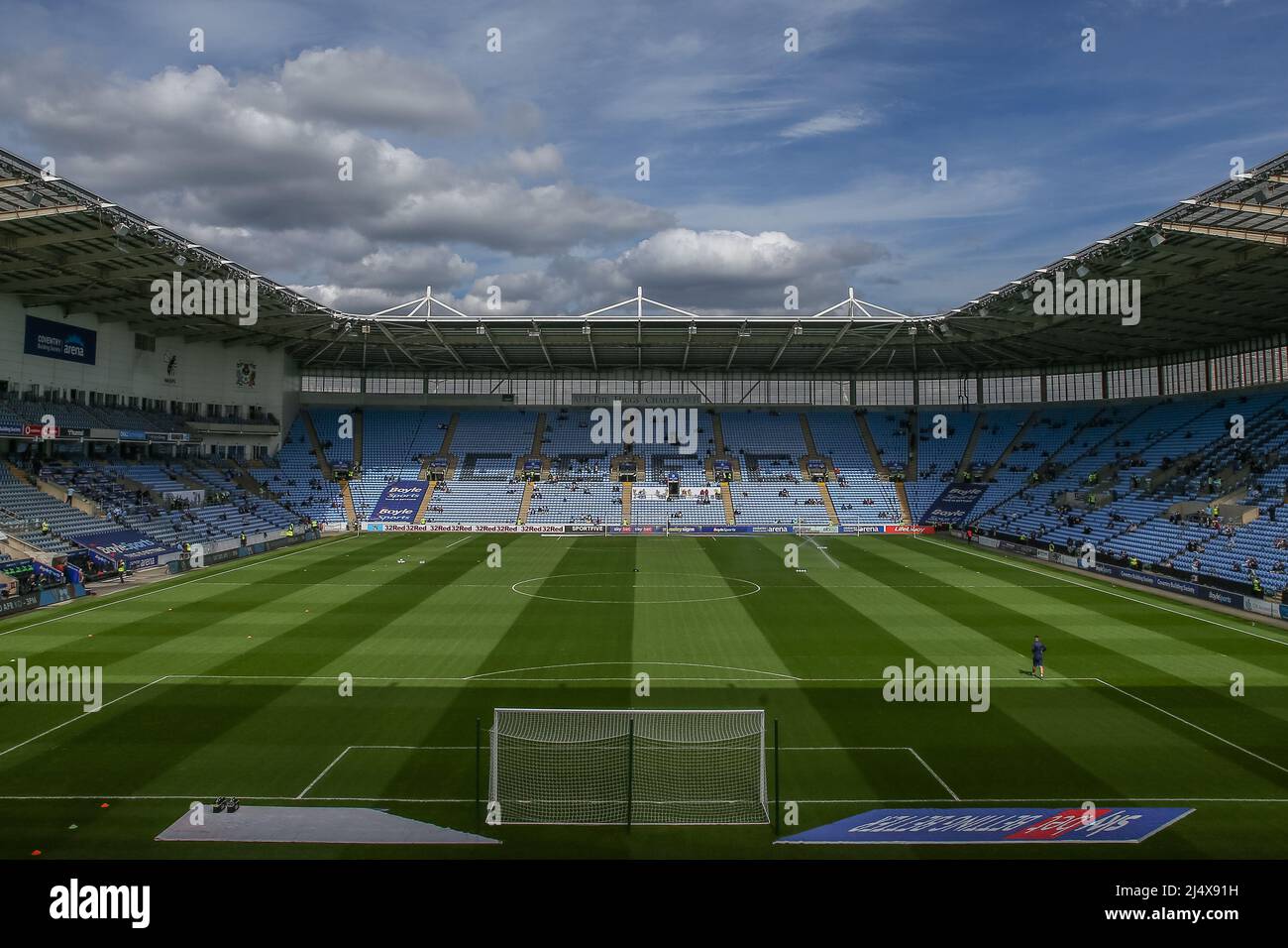 General view inside of the Coventry Building Society Arena, home of ...