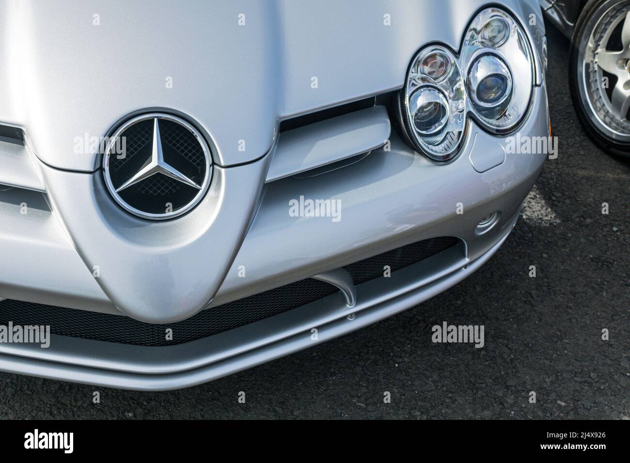 Mercedes-Benz SLR McLaren. Super & Classic & Car Sunday 2022 Stock ...