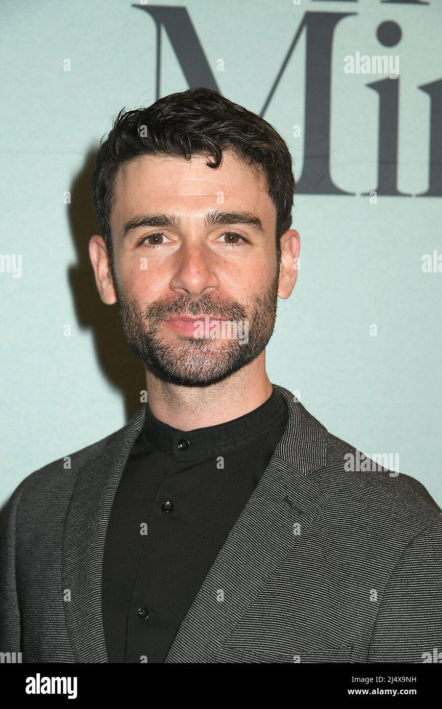 Adam Kantor attends "The Minutes" Broadway Opening on April 17, 2022 at ...