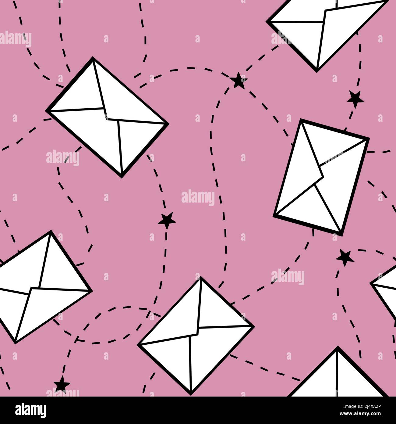 Seamless letters pattern for textiles and packaging and gifts and cards ...