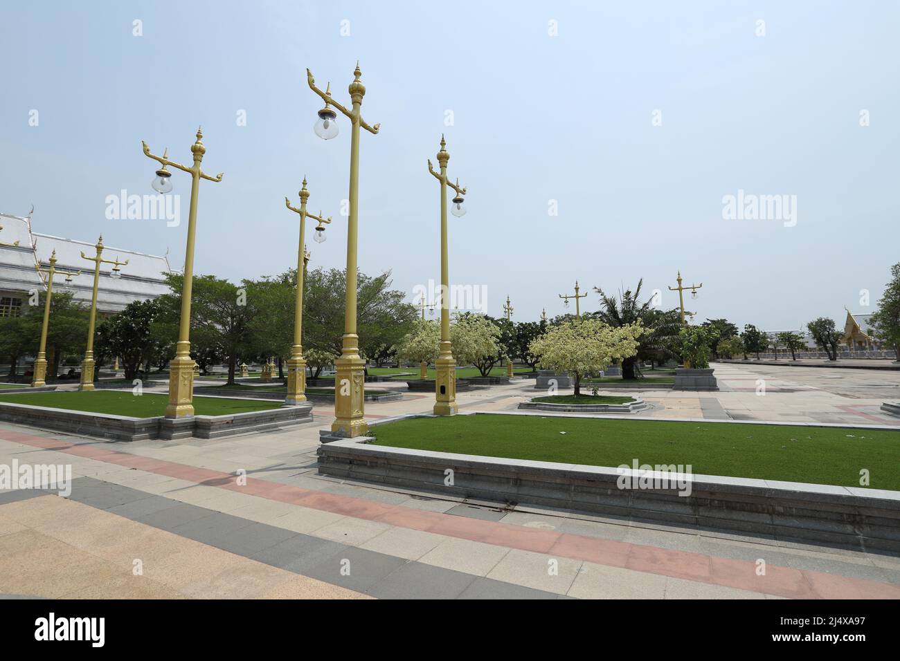 Chachoengsao, Thailand - April 8, 2022: The public park of Wat ...