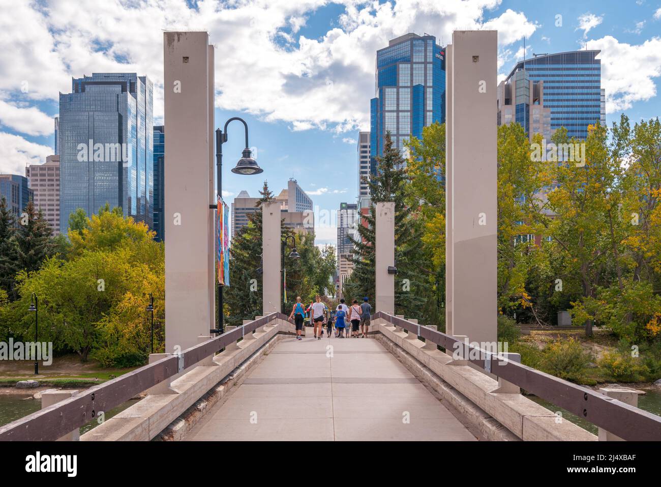 Bow river bridge hi-res stock photography and images - Alamy