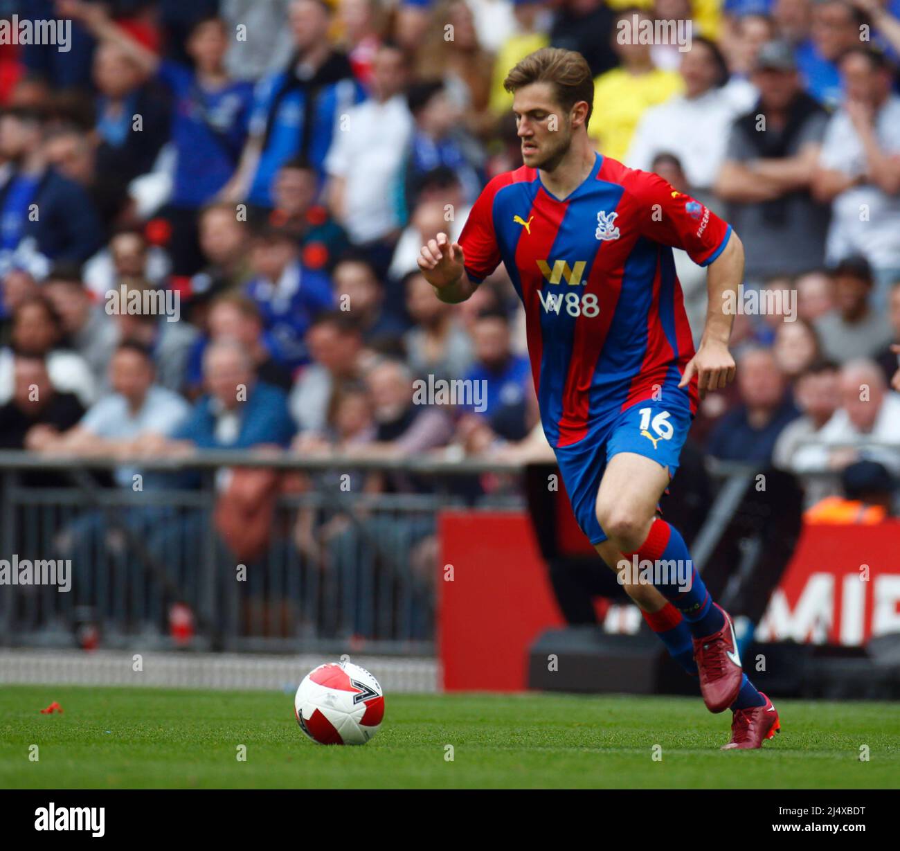 LONDON, ENGLAND - APRIL 17: Crystal Palace's Joachim Andersen during FA ...