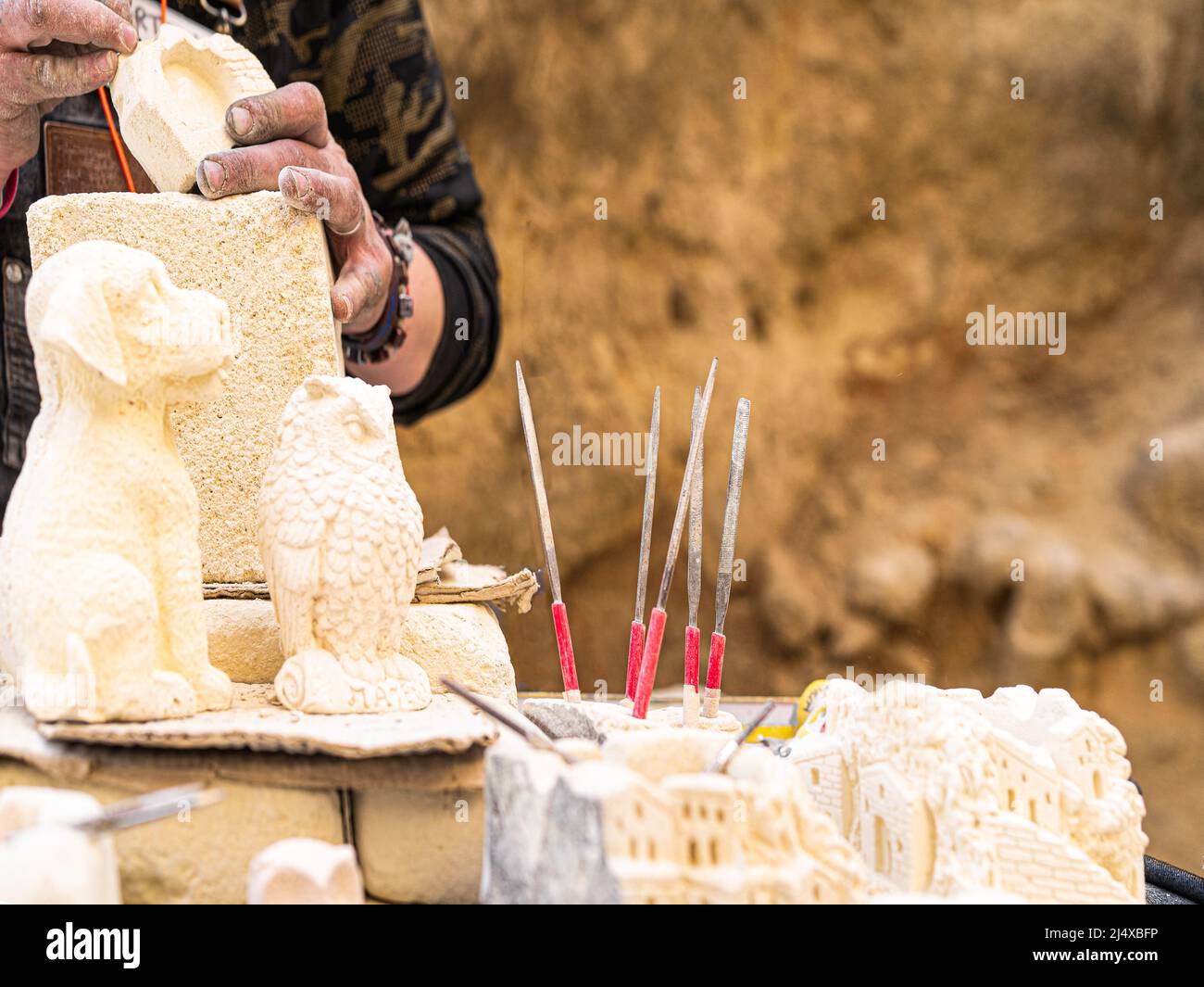 Woman hand working on hi-res stock photography and images - Alamy