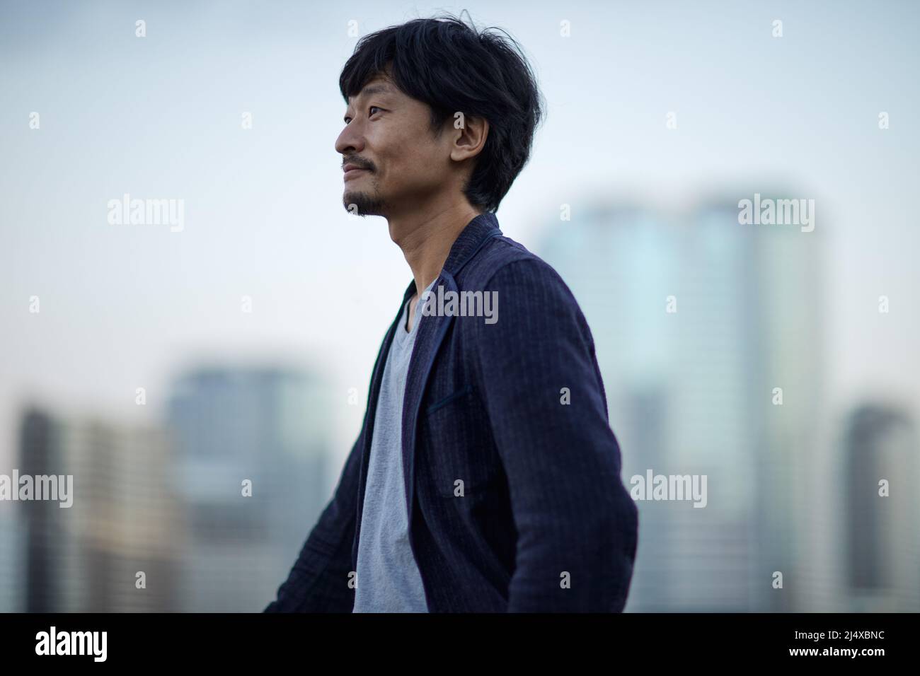 Japanese man portrait Stock Photo - Alamy
