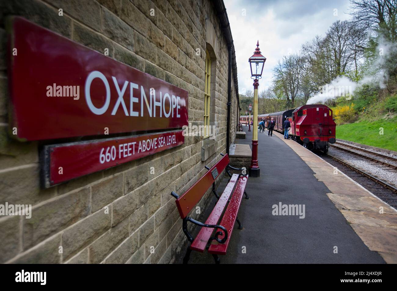 Oxenhope railway station on the KWVR is a unique 5 mile branch line ...
