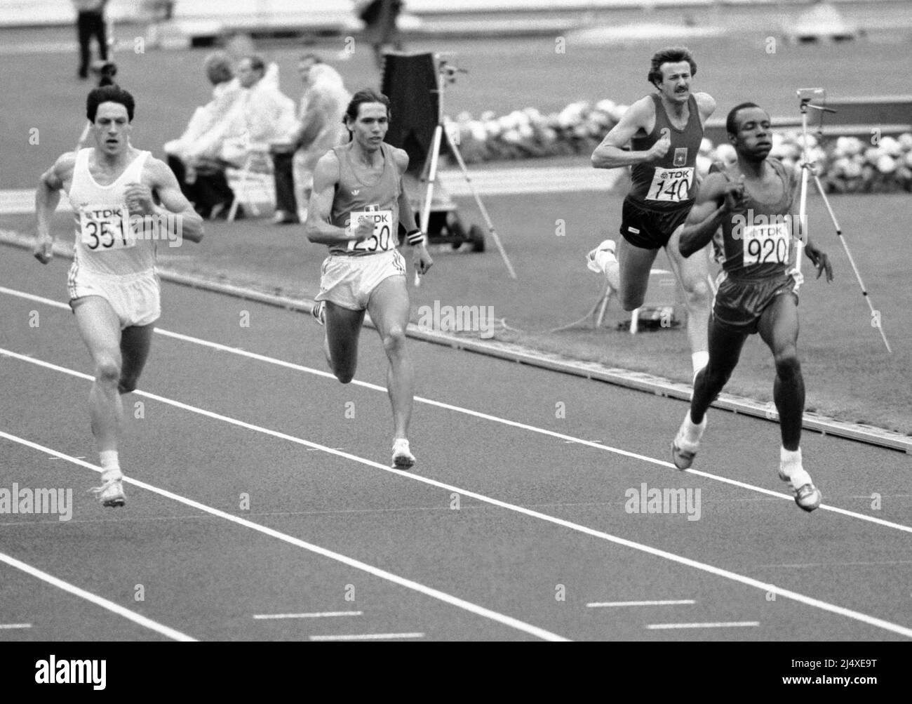 CALVIN SMITH USA 200 m athlete at IAAF World Champion Ship in Helsinki ...