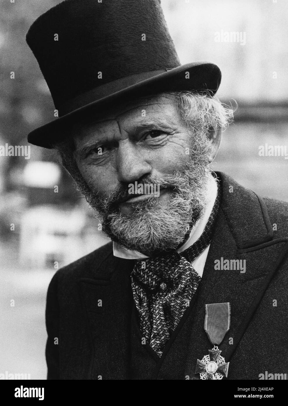 HARRY ANDREWS British actor as Pjotr Nikolayevich Sorin in Chekov play ...