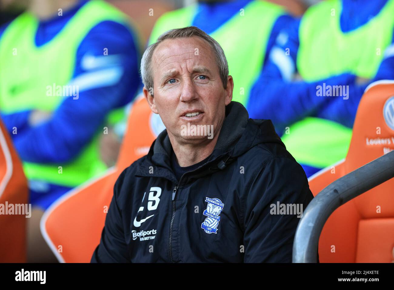 Lee Bowyer manager of Birmingham City during the game in Blackpool ...