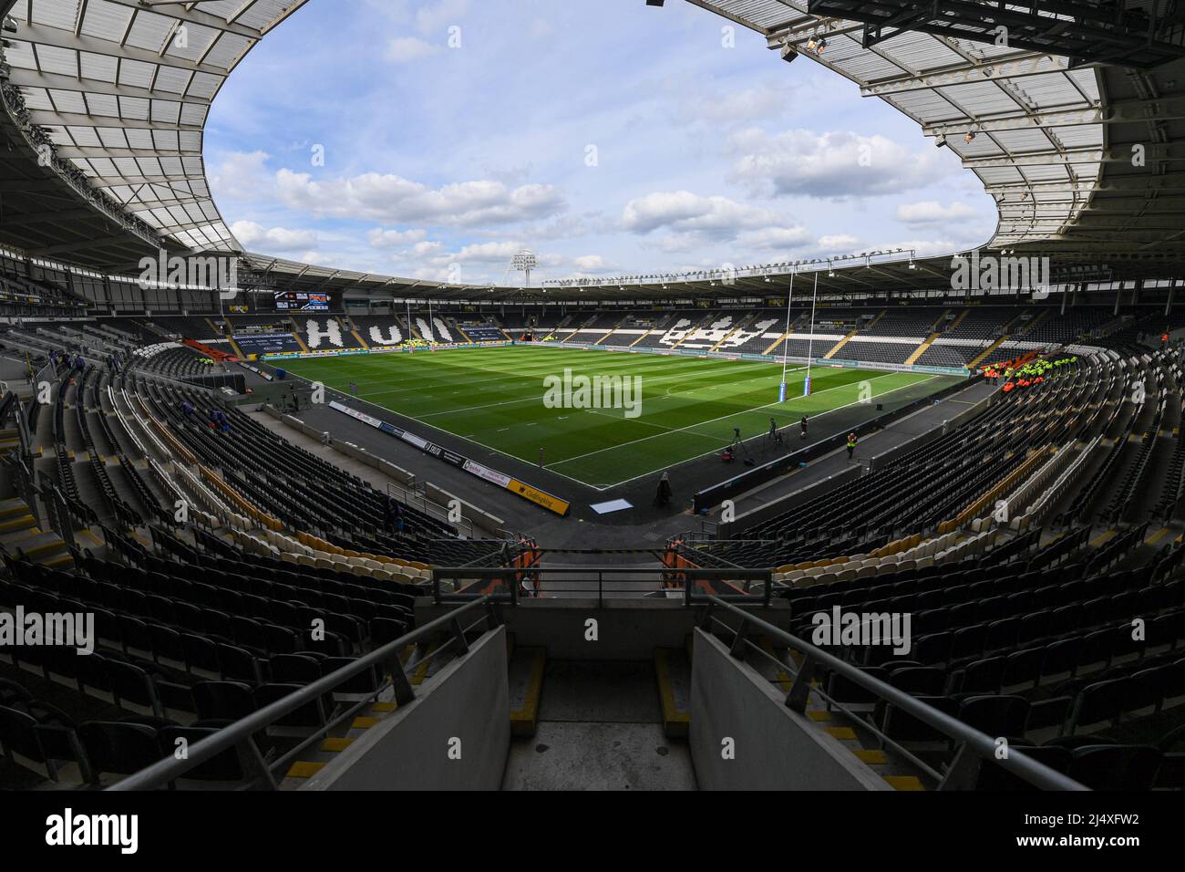 A general view of the MKM Stadium, the home of Hull FC before their ...
