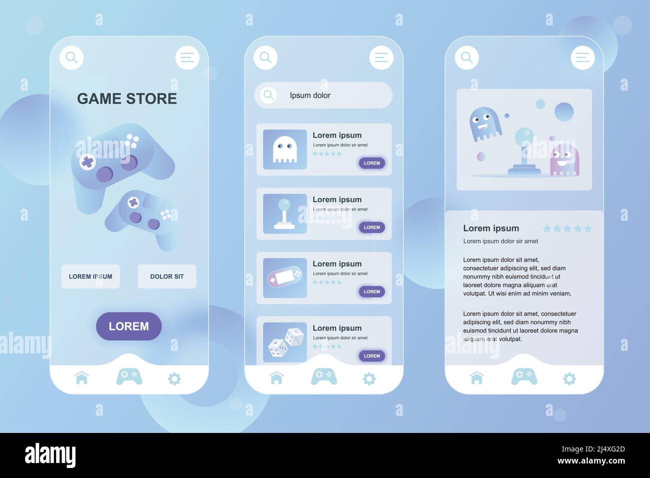 Game Ui Kit High Resolution Stock Photography and Images - Alamy
