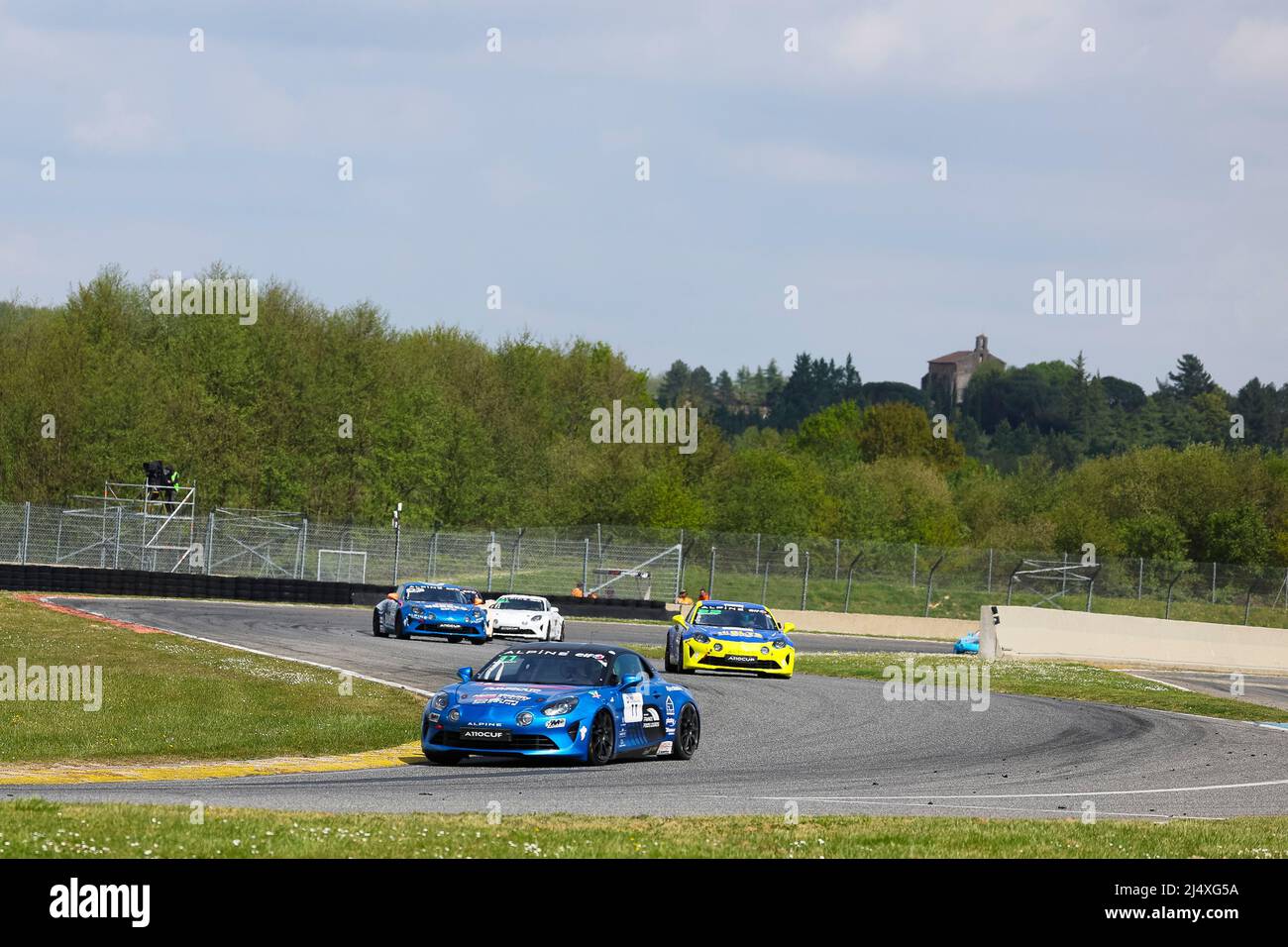 11 BRUN Romain (fra), Code Racing Development, Alpine A110 CUP, action ...