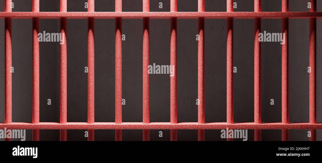 Safety and protection barrier, conviction and incarceration concept ...