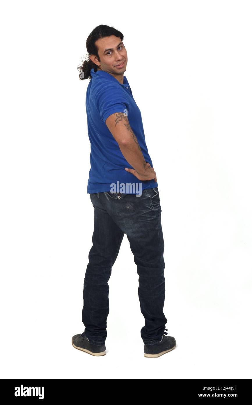 Man hands behind back side view Cut Out Stock Images & Pictures - Alamy