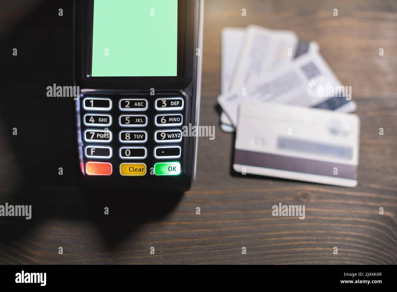 Pos terminal machine hi-res stock photography and images - Alamy