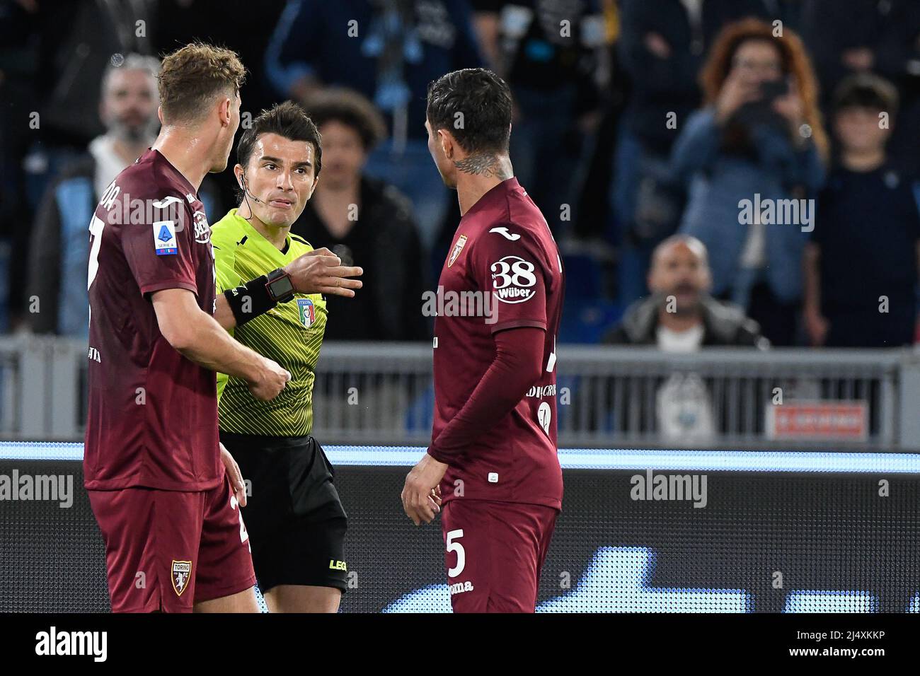 16th April 2022, Stadio Olimpico, Rome, Italy; Italian Serie A football ...