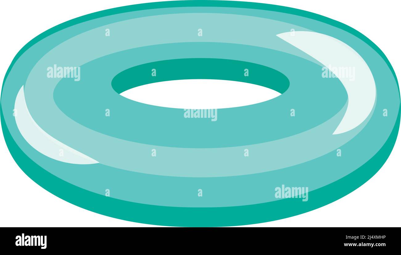 blue pool Ring Float Stock Vector Image & Art - Alamy
