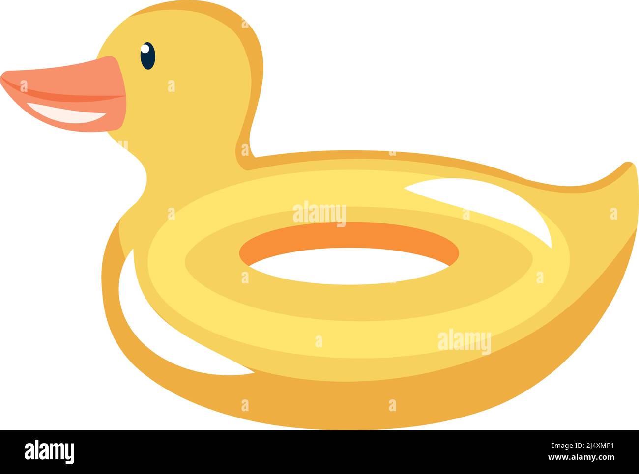 duck pool Ring Float Stock Vector Image & Art - Alamy
