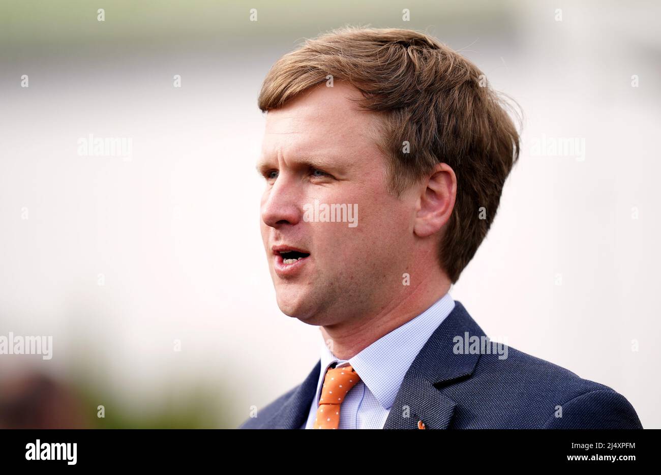 Trainer Tom Ward at Kempton Park Racecourse, Surrey. Picture date ...
