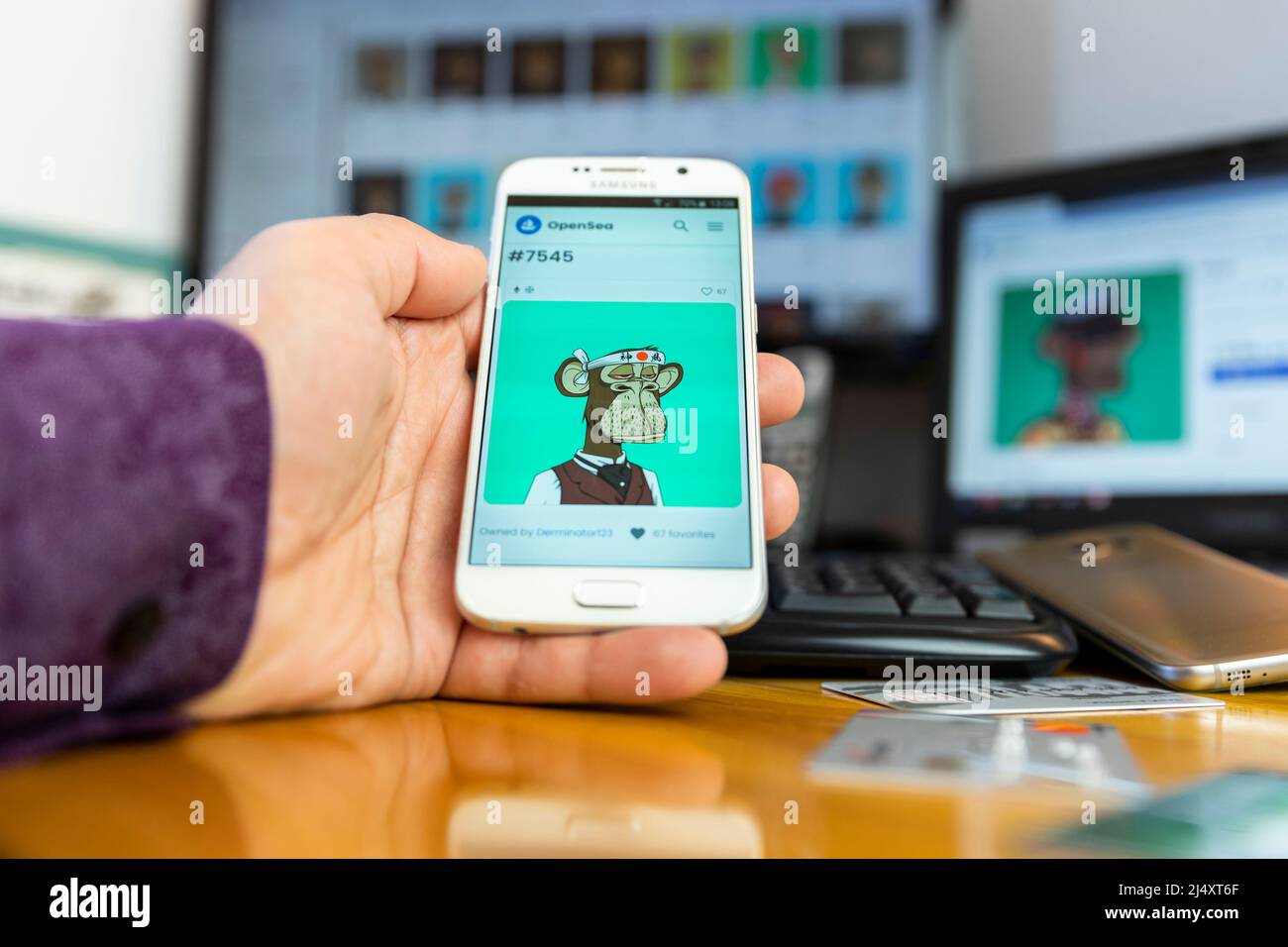 Bored ape nft hi-res stock photography and images - Alamy