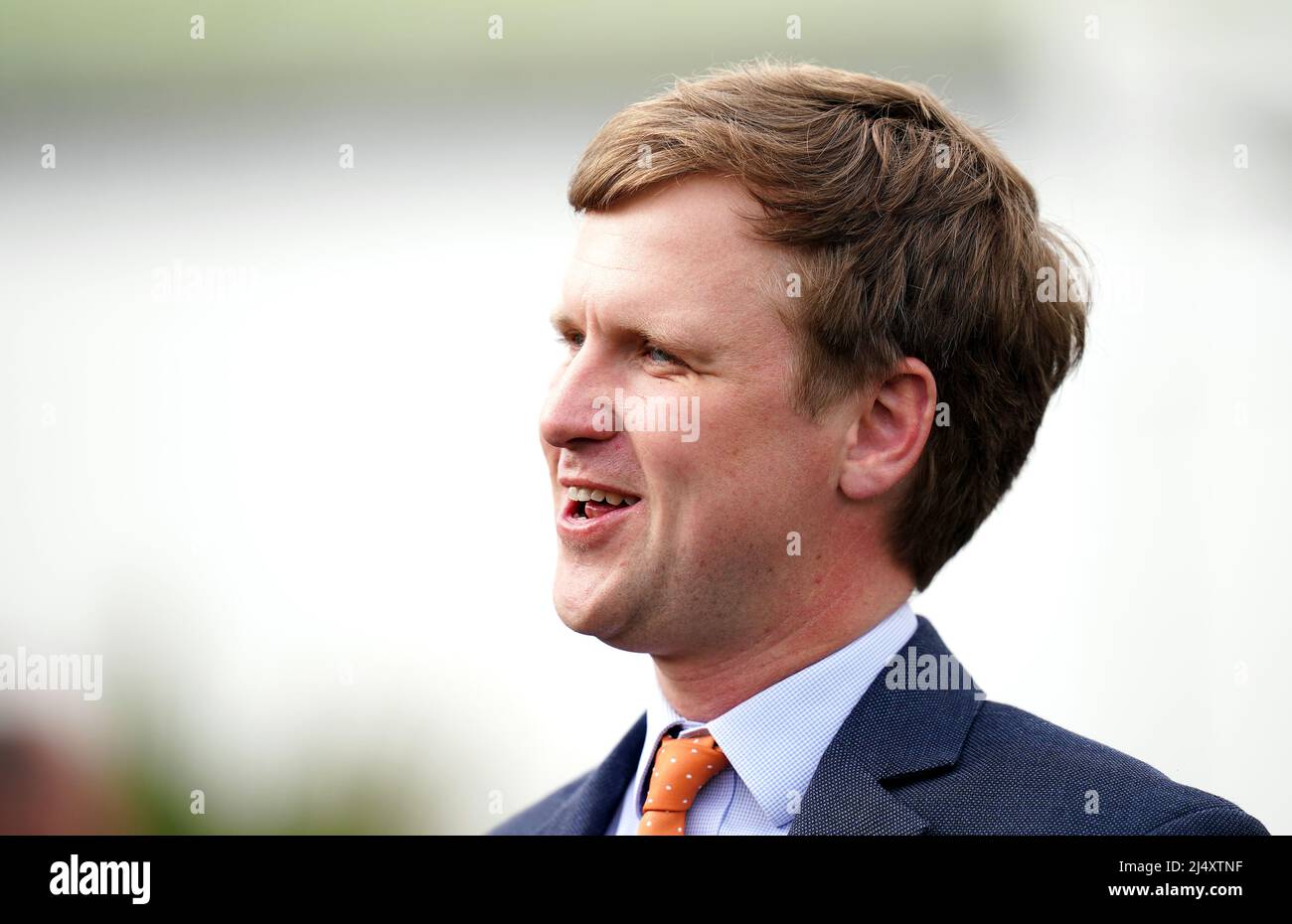 Trainer Tom Ward at Kempton Park Racecourse, Surrey. Picture date ...