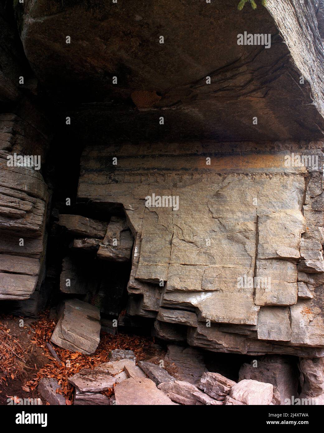 Village of Sitovo, ancient Sitovo Script, a rock-text is an inscription ...