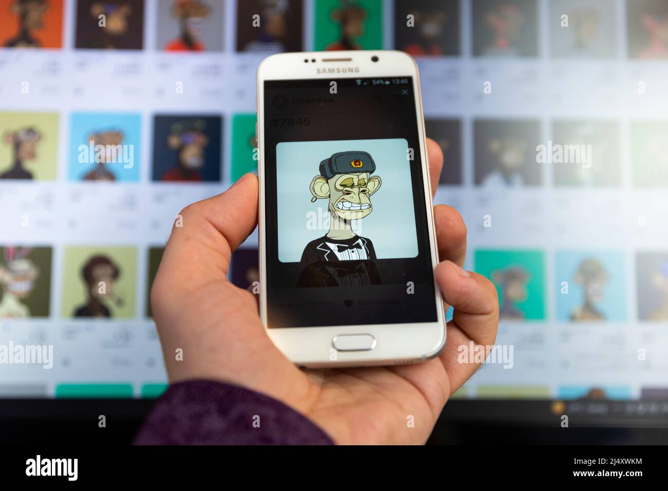 Belgrade, Serbia - April 15, 2022: Expensive and Trending Russian Bored ...