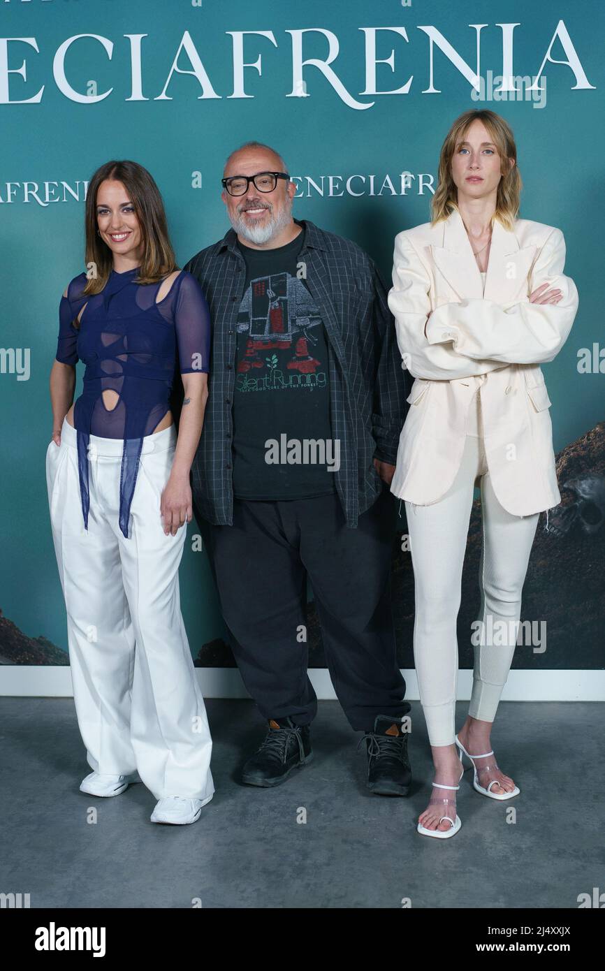 (L-R) Silvia Alonso, Alex de la Iglesia and Ingrid Garcia-Jonsson ...