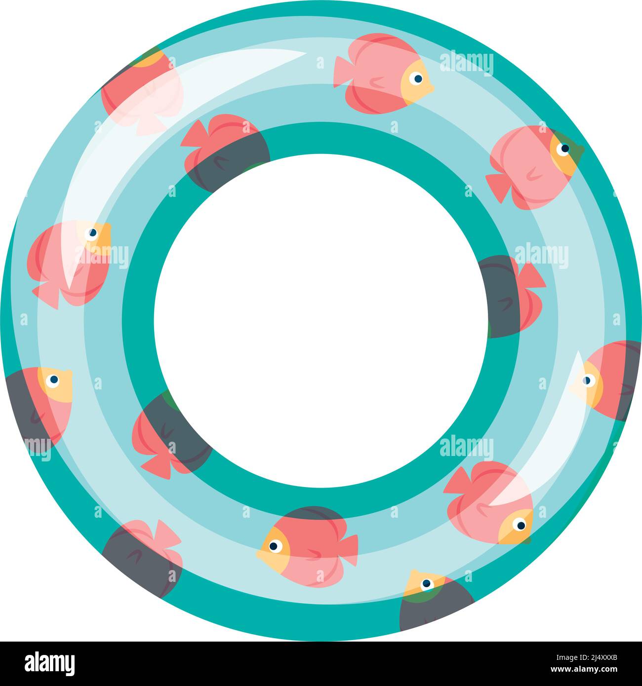 pool Ring Float Stock Vector Image & Art - Alamy